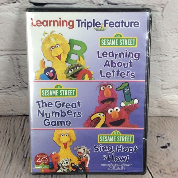 Warner House | Media | Sesame Street Learning Triple Feature Dvd 3disc ...